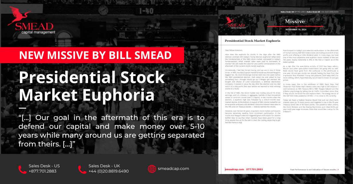 Presidential Stock Market Euphoria - smeadcap.com